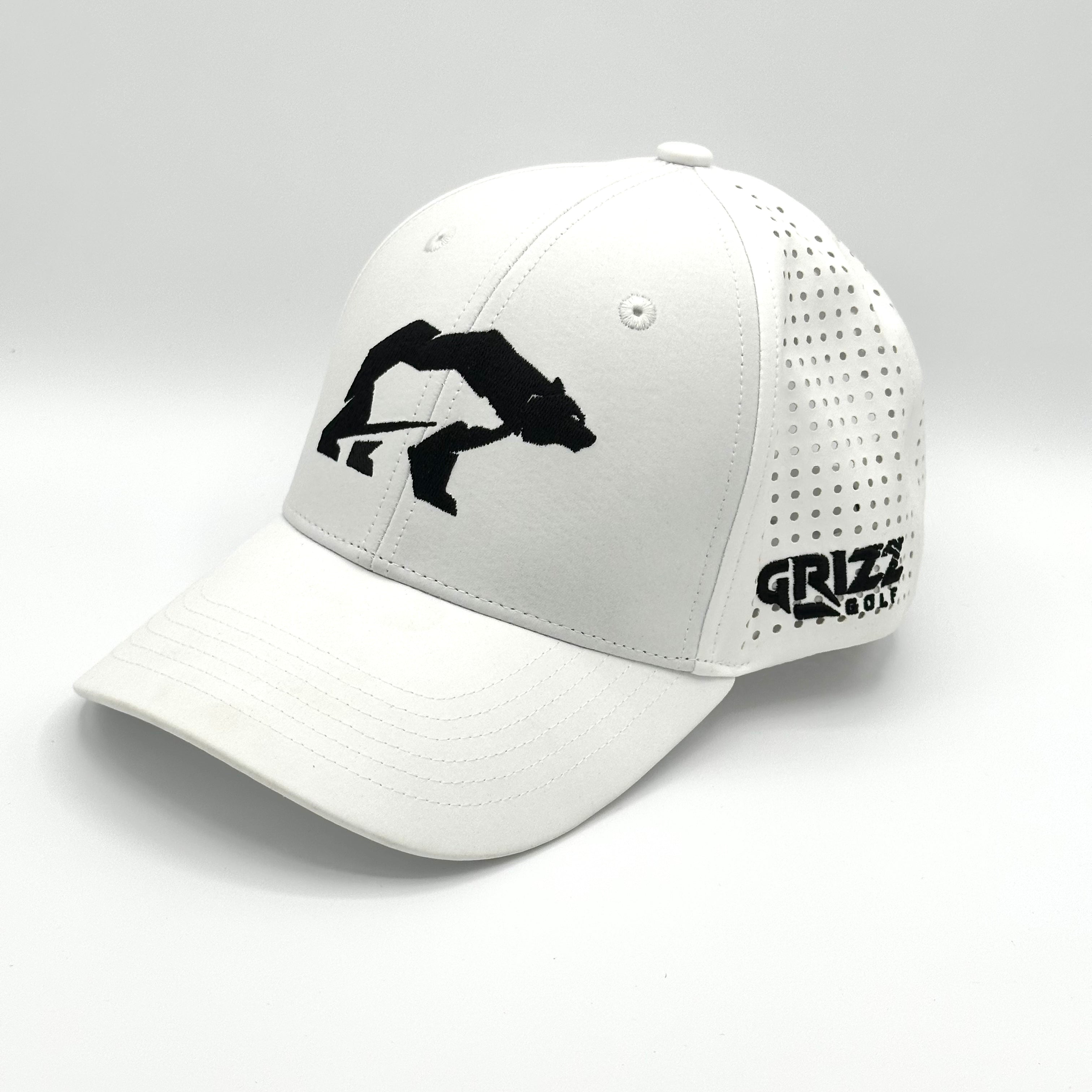6 Panel Performance Golf Hats – Grizz Golf
